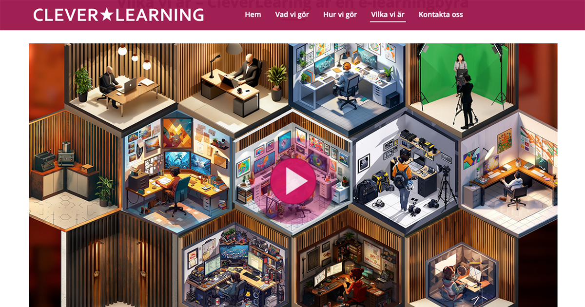 Welcome to CleverLearning! We are an e-learning agency.